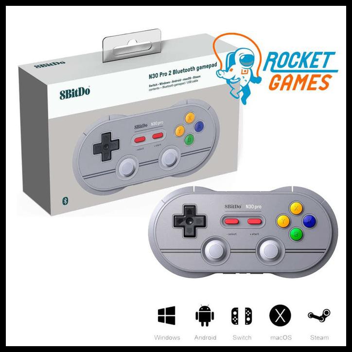Jual 8Bitdo N30 Pro 2 Bluetooth Gamepad (6 Edition) Switch/Android/PC/ios | Shopee Indonesia