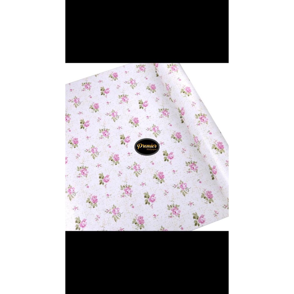 Jual BUNGA MAWAR LATAR PUTIH WALLPAPER | 45CM X 10M EXCLUSIVE | Shopee ...