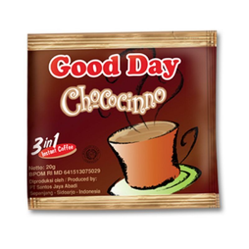 Jual Good Day Kopi Instant 3 in 1 chococinno 20 g | Shopee Indonesia