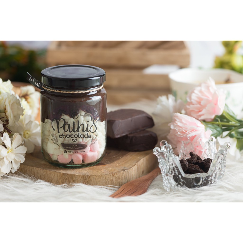 Jual DARK MARSHMALLOW-Chocolate In Jar Pathis Chocolade | Shopee Indonesia