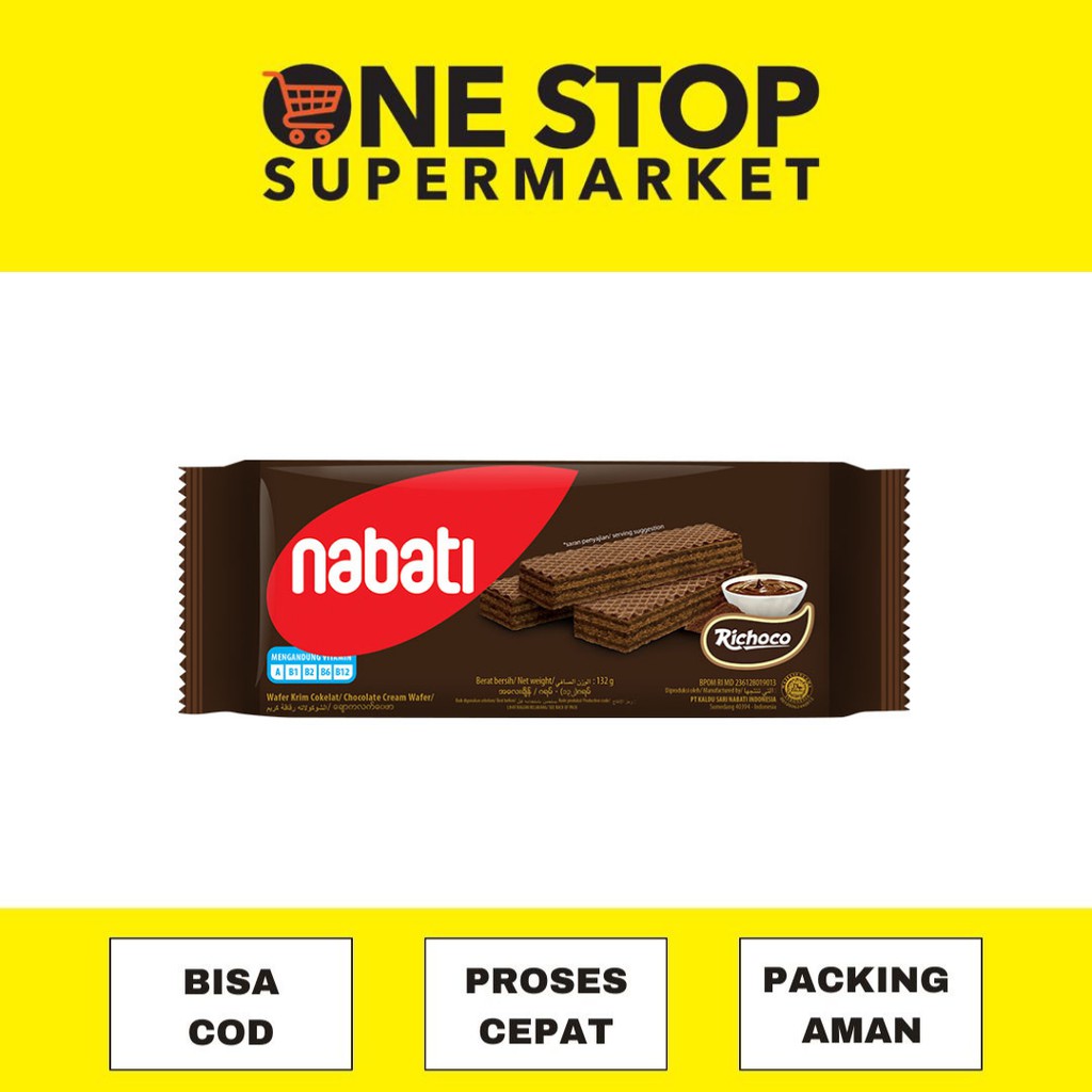 Jual NABATI Wafer Coklat 145g | Shopee Indonesia