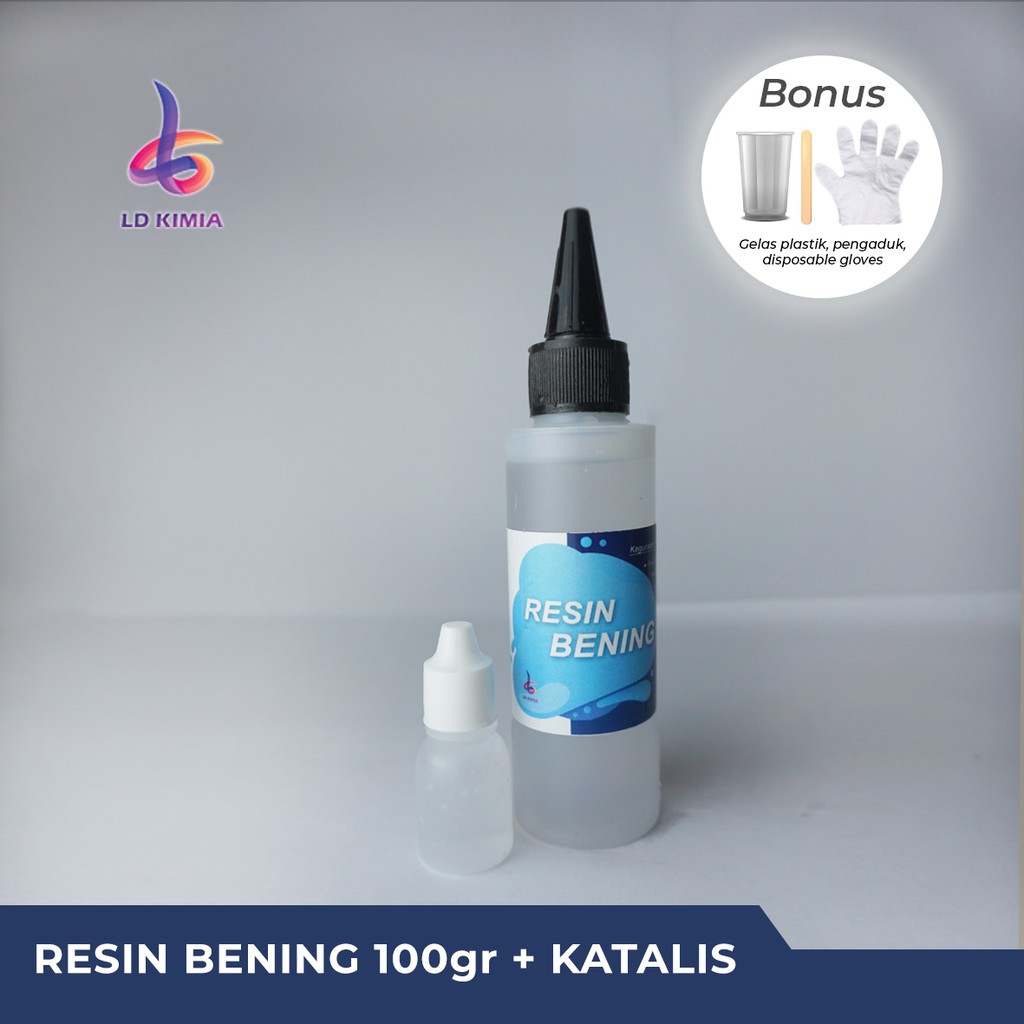 Jual RESIN BENING 100 GR + KATALIS [LD KIMIA] | Shopee Indonesia