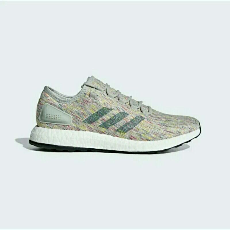 Jual Adidas Pureboost Men Shoes Grey Original | Shopee Indonesia