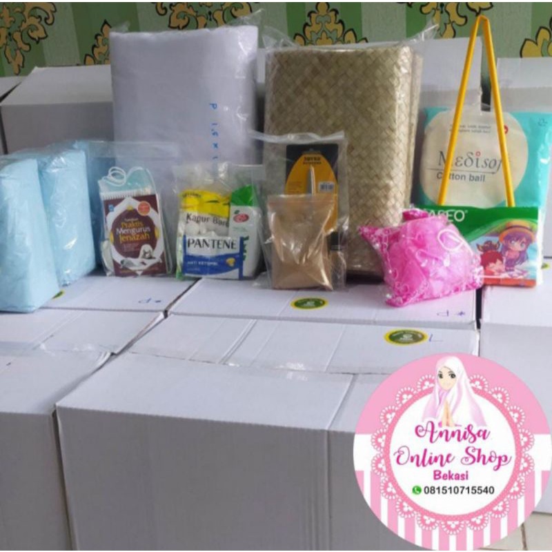 Jual Set Lengkap Pengurusan Jenazah Laki-Laki Type Kain Kafan Super ...
