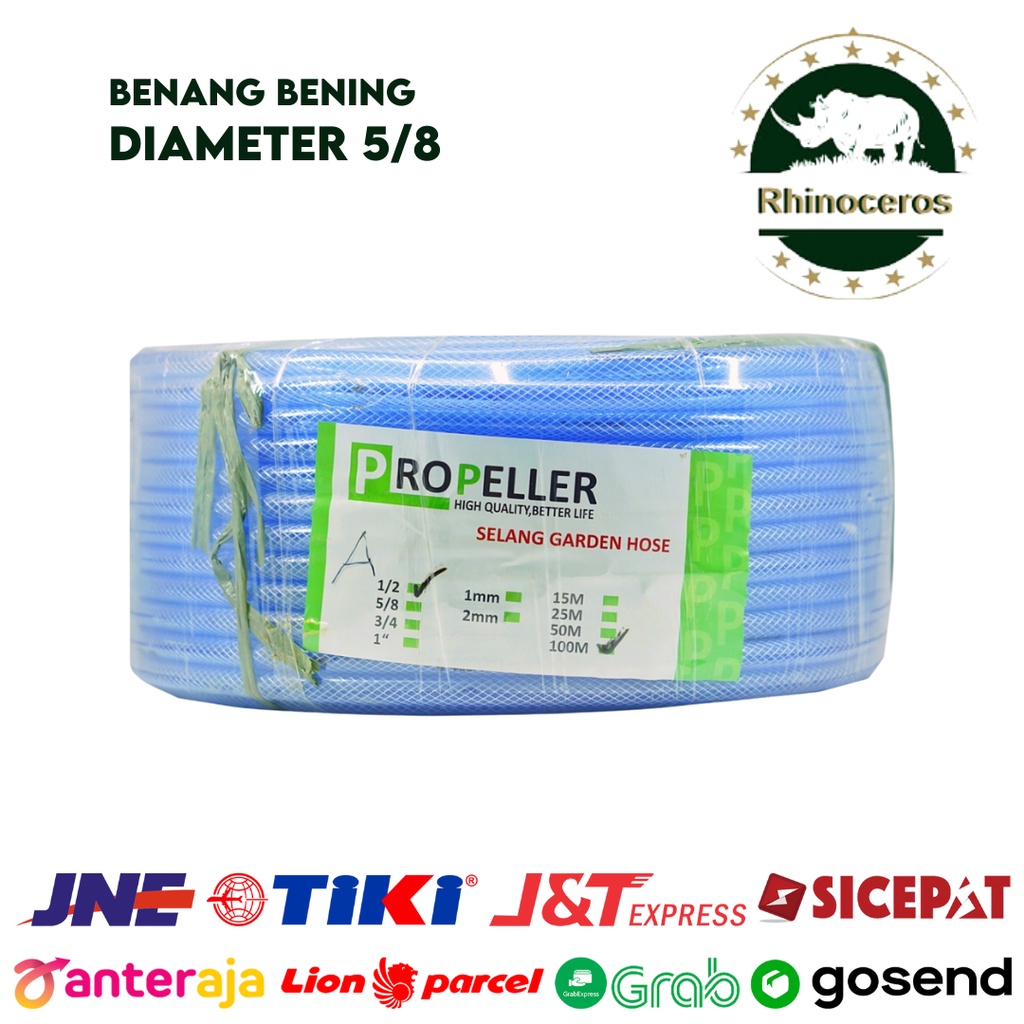 Jual Selang Air 5/8 Benang Bening 2MM PerMeter Selang Air Taman Selang Siram Tanaman Selang Air ...