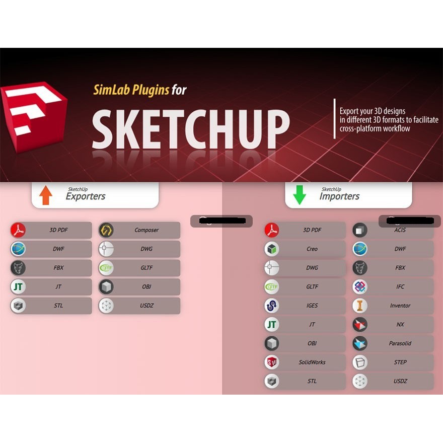 Jual Simlab Importer & Exporter Plugins Sketchup | Shopee Indonesia