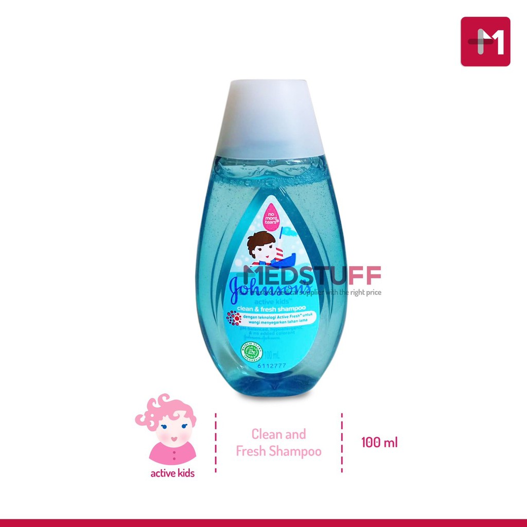 Jual Johnsons Baby Shampoo Active Fresh 100ml Shampoo Bayi Johnson ...
