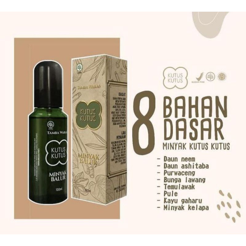 Jual Minyak Kutus Kutus Original Asli 100% Tamba Waras Bali Minyak ...