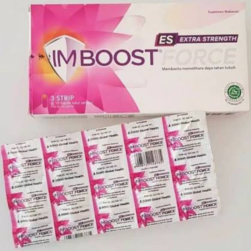 Jual Imboost Force EXTRA STRENGTH Strip isi 10 tablet - Suplemen Daya ...