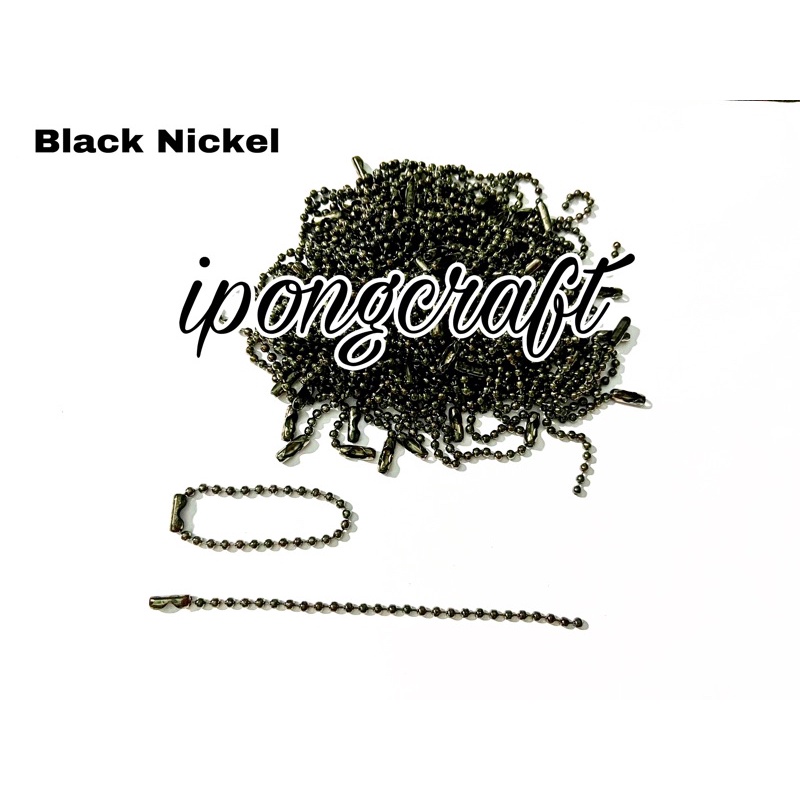 Jual Rantai Merica Black Nickel isi 100 Biji / Rantai Lada / Hangtag ...