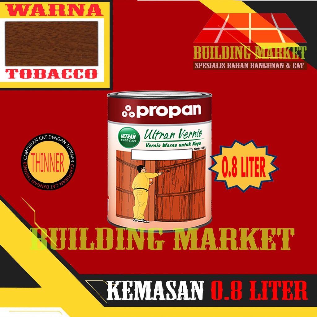 Jual POLITUR PELITUR KAYU PROPAN ULTRAN VERNISH PROPAN V09 0.8 LITER ...