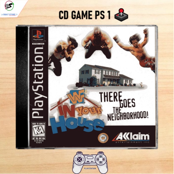 Jual Kaset Game PS1 WWF In Your House | Shopee Indonesia