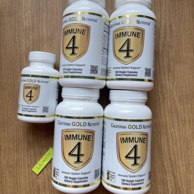 Jual Immune 4 California Gold nutrition isi 180 immune system support ...
