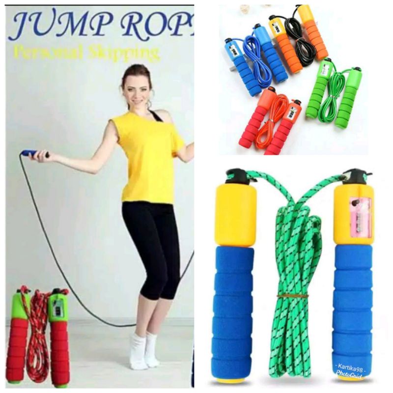 Jual Tali Lompat, Jump Rope with Counter, Skipping. | Shopee Indonesia