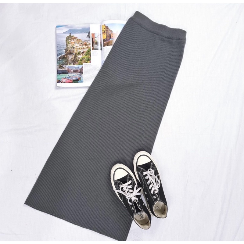 Jual rok span rajut premium /rok rajut span rok kint [premium] | Shopee ...