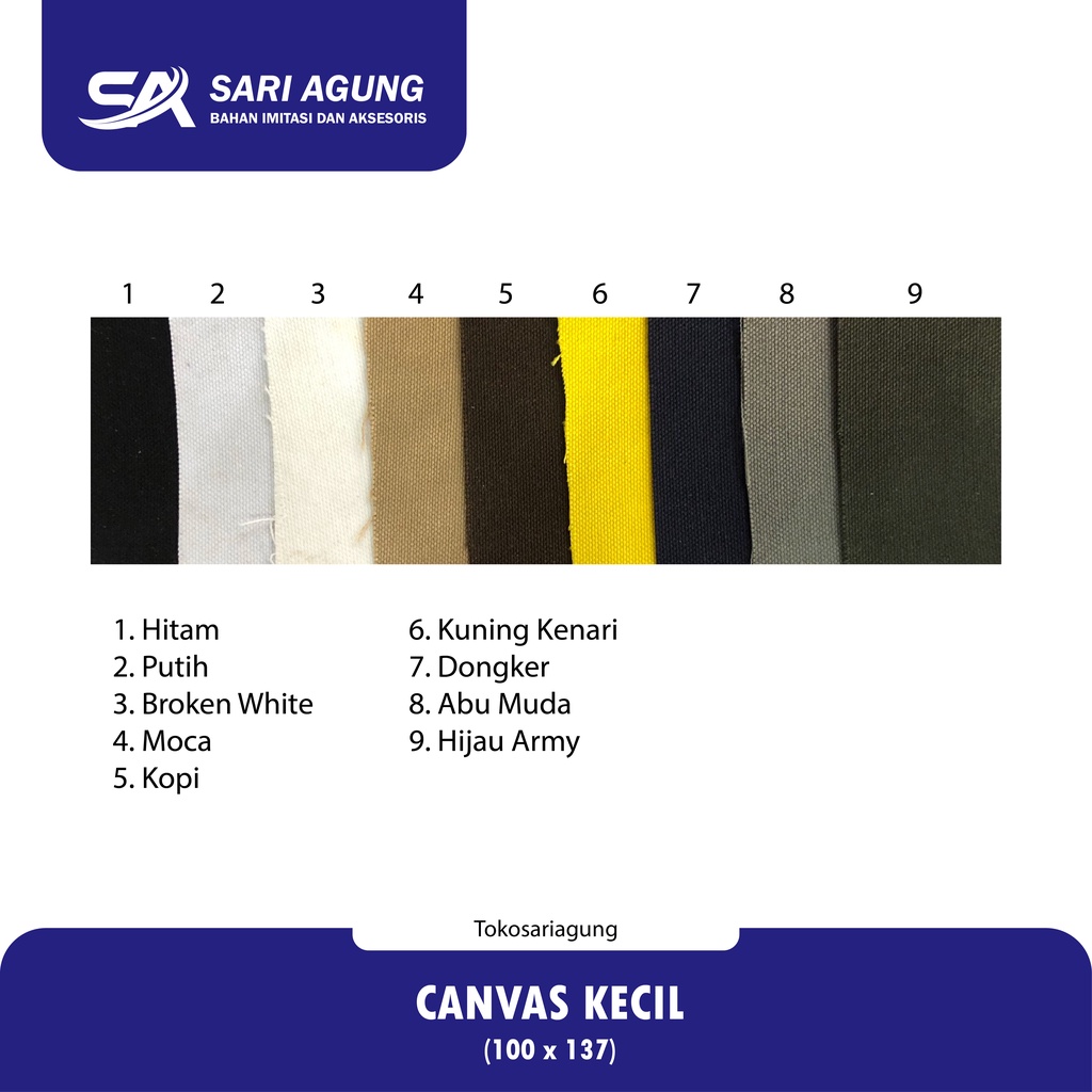 Jual CANVAS (METER) BAHAN KAIN KANVAS POLOS TEBAL | Shopee Indonesia