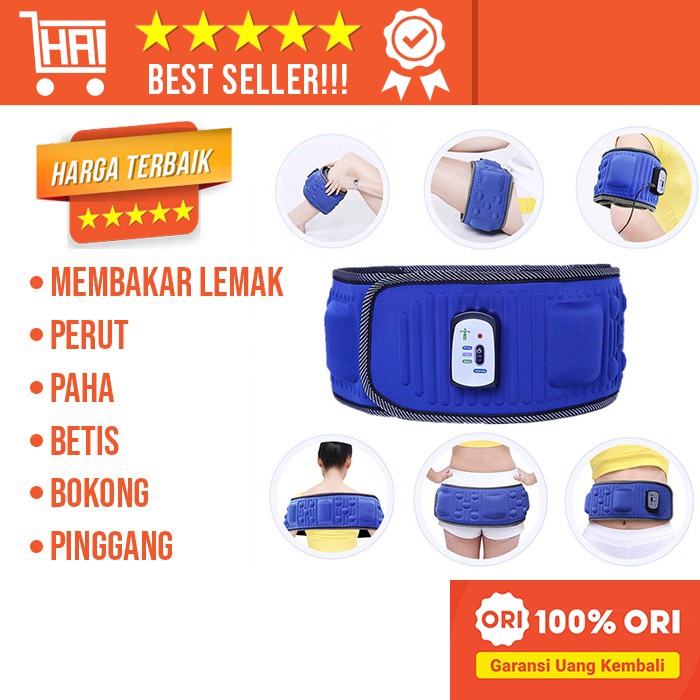 Jual SABUK GETAR PELANGSING PENGHILANG PEMBAKAR LEMAK KAKI PERUT ...