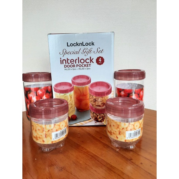 Jual INTERLOCK DOOR POCKET PINK SERIES GIFT SET. toples interlock. lock ...