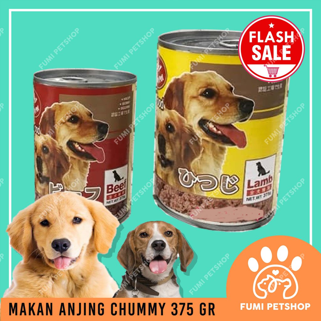 Jual CHUMMY PET Wet Dog Food All Variant 375gr - Makanan Anjing Kaleng ...