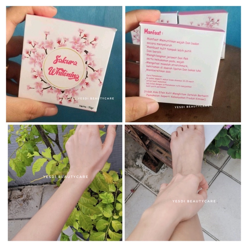 Jual Sakura Whitening 70 gram / Sabun Sakura (GROSIR INBOX) | Shopee ...
