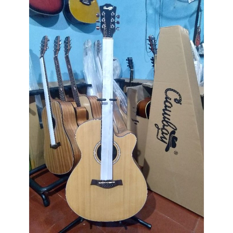 Jual gitar Cowboy Gwc 235 na original lengkap dengan tas siap pakai ...