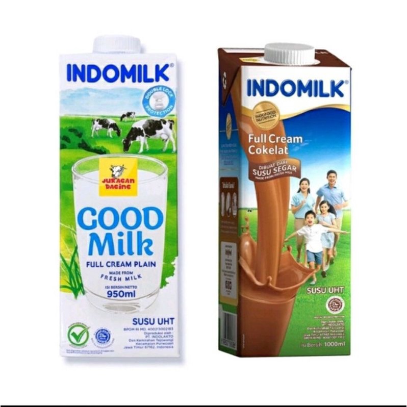 Jual Indomilk susu uht 950ml | Shopee Indonesia