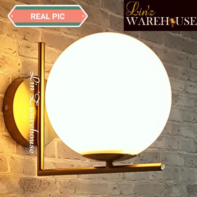 Jual NEW!! Lampu dinding MODERN GLASS BALL wall lamp | Lampu Dinding ...