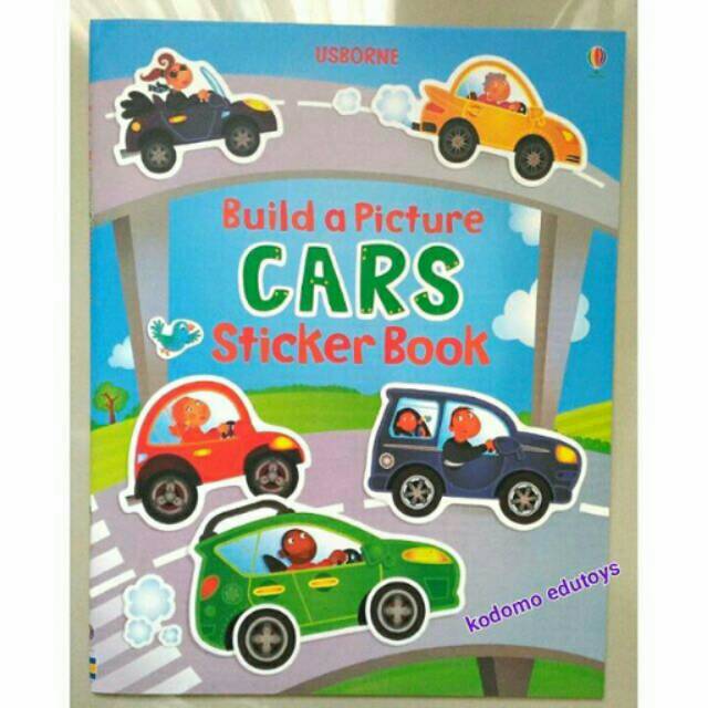 Jual Usborne Build a Picture - Cars Sticker Book | Shopee Indonesia