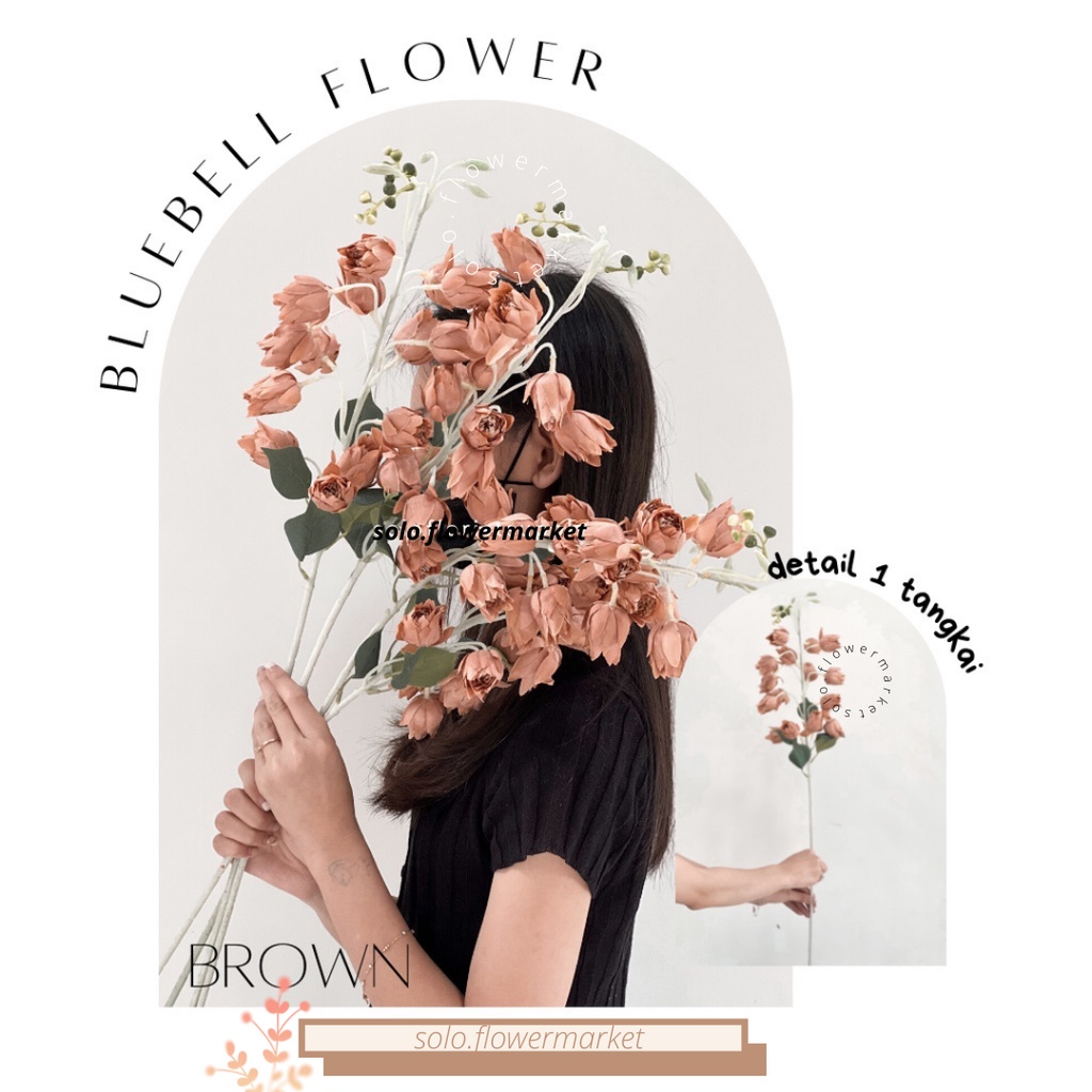 Jual 14 KUNTUM ARTIFICIAL BLUEBELL FLOWER Bunga Baby's Breath ...