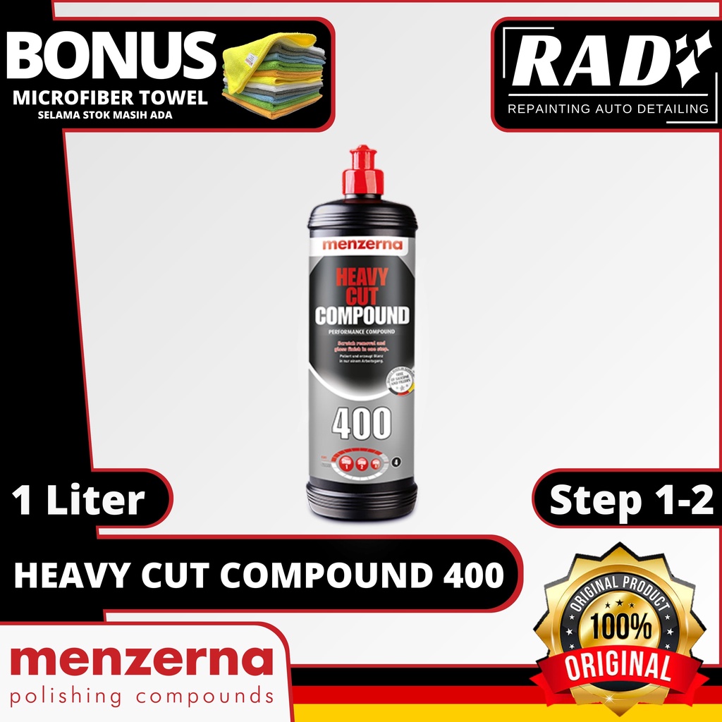 Jual Menzerna Heavy Cut Compound 400 1L | Shopee Indonesia
