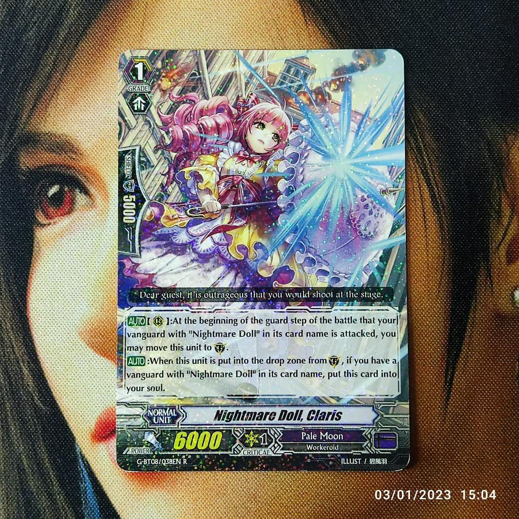 Jual vanguard nightmare doll claris G-BT08 R original | Shopee Indonesia