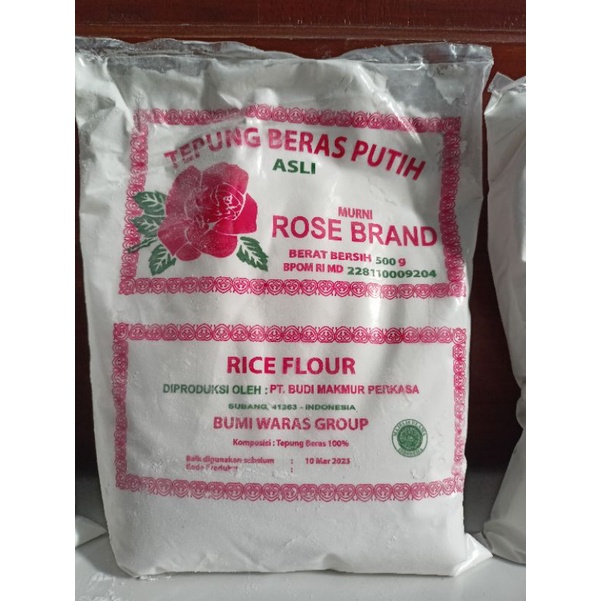 Jual Tepung Beras Rose Brand 500gram | Shopee Indonesia