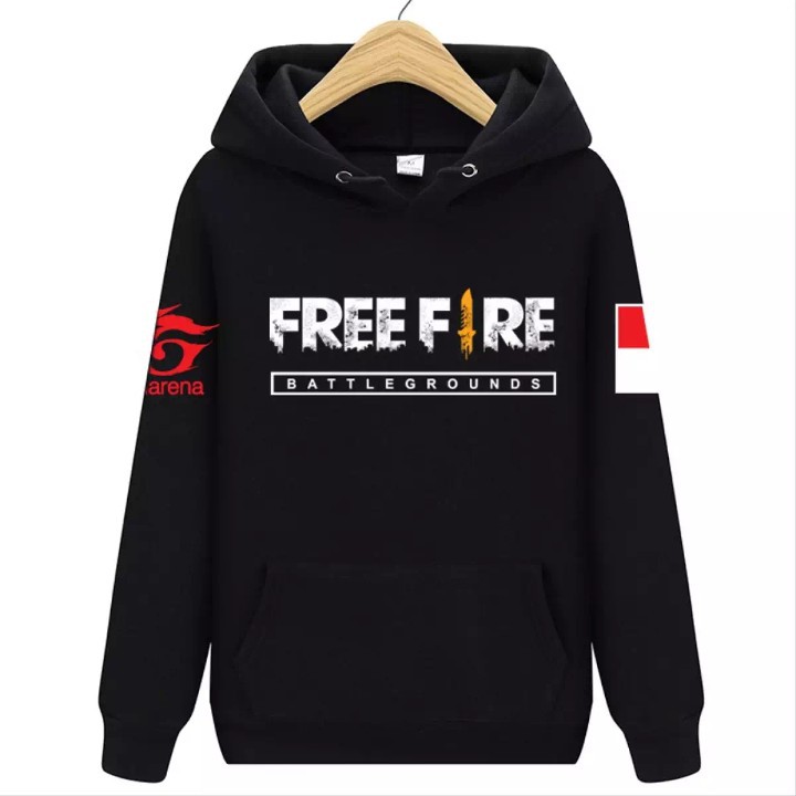 Jual Jaket FF Anak Hoodie Jumper Free Fire Sweater Anak Jaket Garena ...