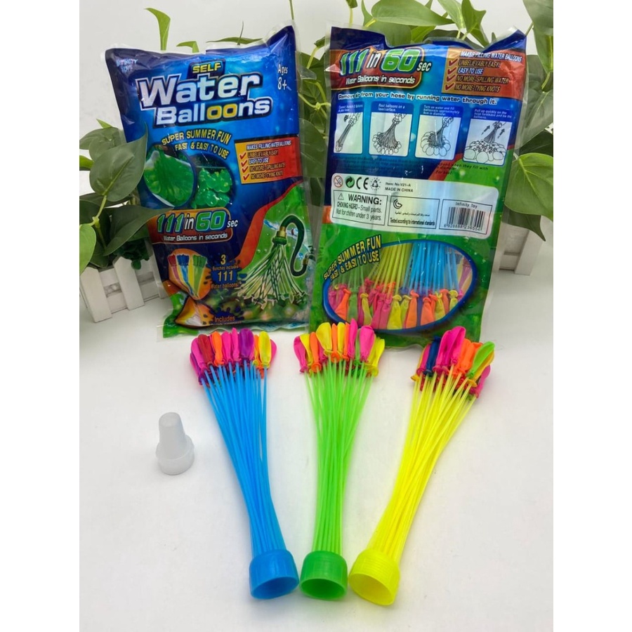Jual VS WATER BALON BOOM Isi 111PCS BALON ISI AIR | Shopee Indonesia