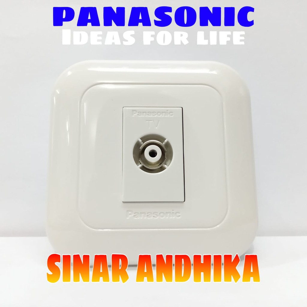 Jual MODUL / JACK TV + FRAME PUTIH PANASONIC WEJ 78019+WEJ 2501 ...