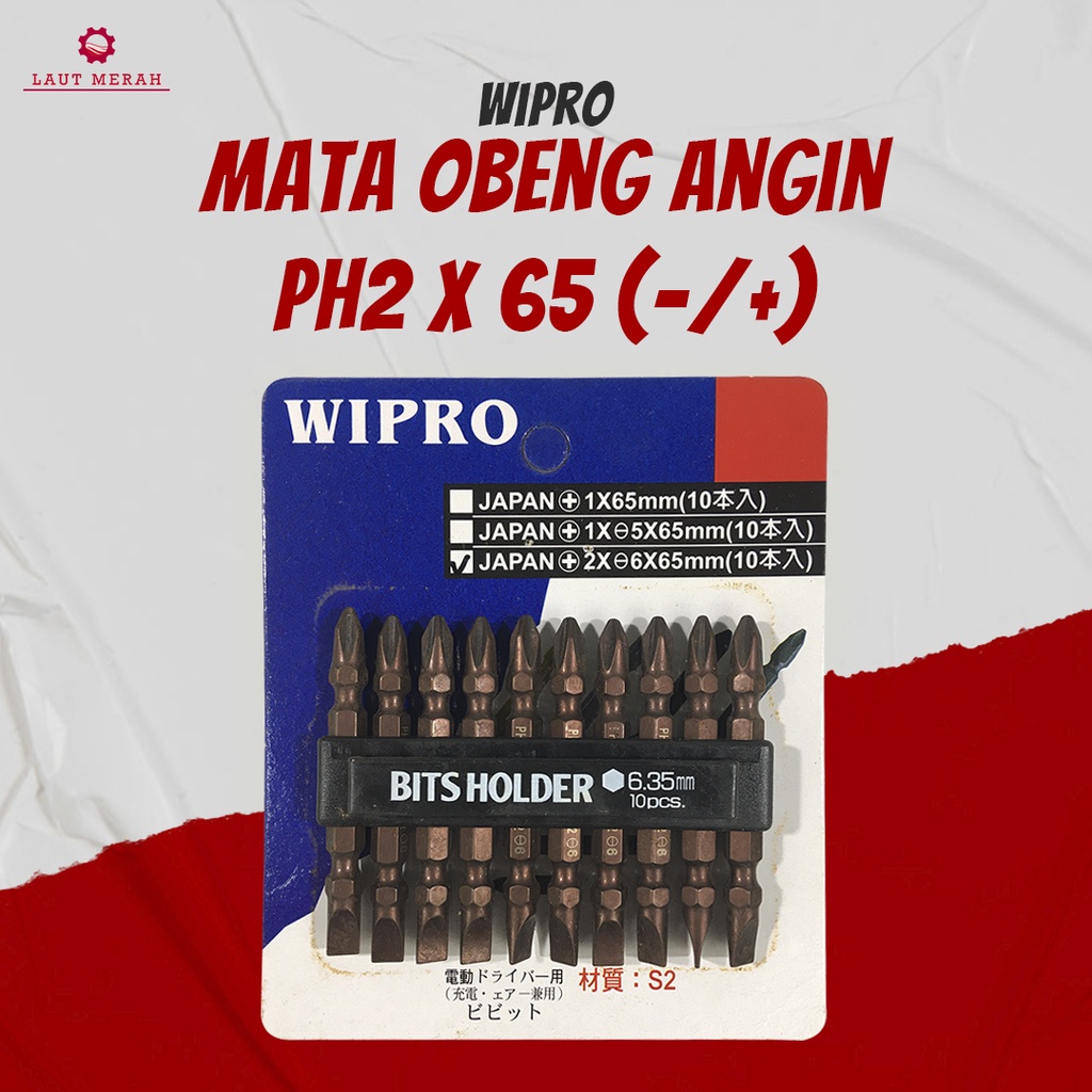 Jual Mata obeng angin ph2 x 65mm Wipro | Shopee Indonesia