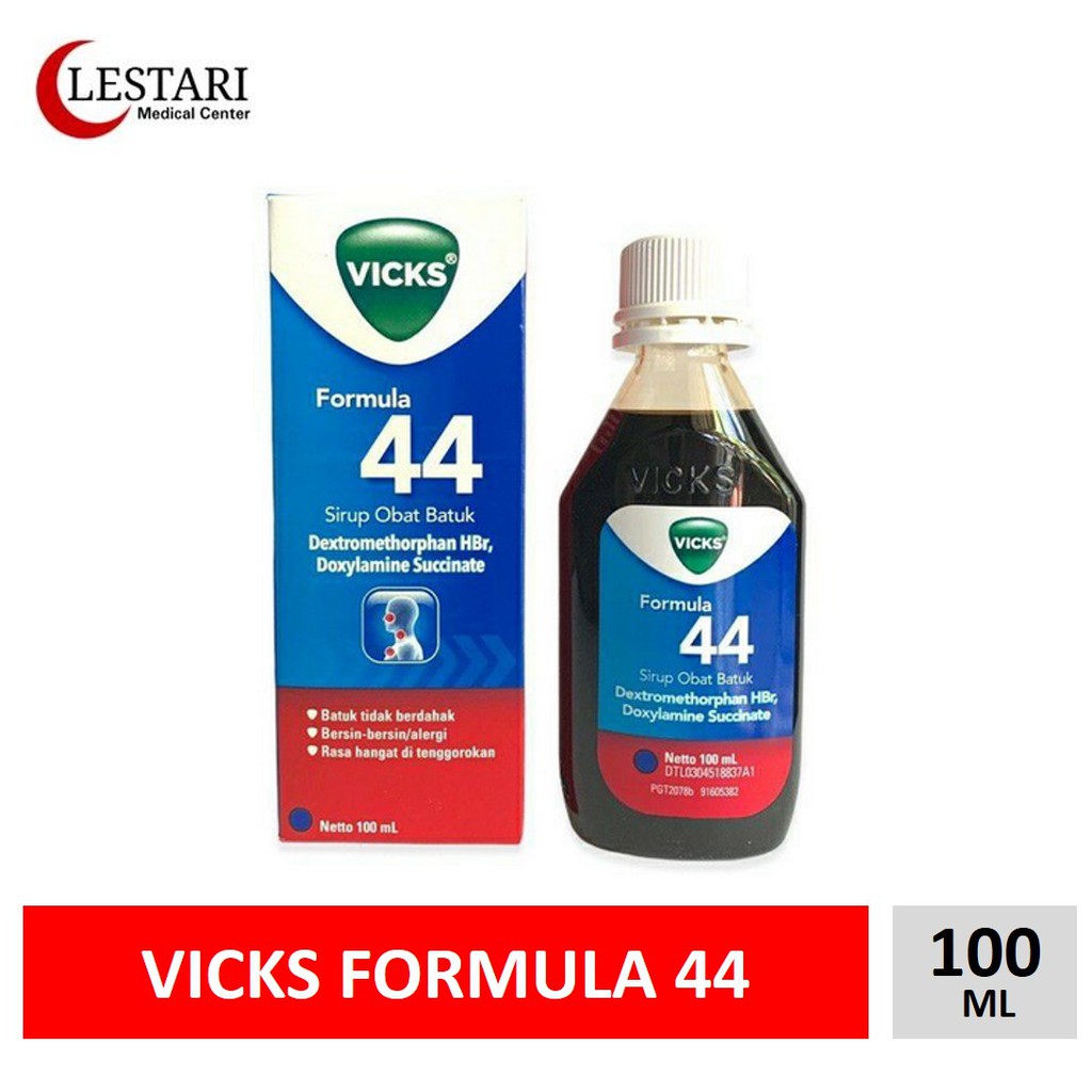 Jual Vicks Formula 44 Dewasa Sirup 100ml | Shopee Indonesia