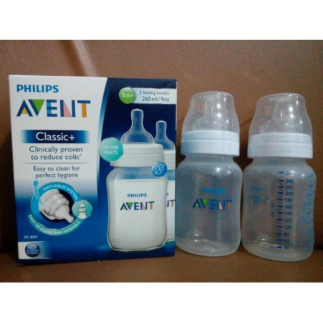 Jual Avent Botol Classic Plus Twin 260 ml | Shopee Indonesia