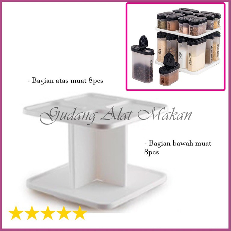 Jual TUPPERWARE Rack Urban Spice T go limited rak bumbu | Shopee Indonesia