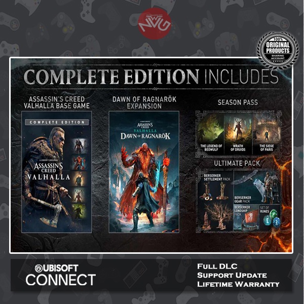 Jual Assassins Creed Valhalla Complete Edition Pc Original Shopee