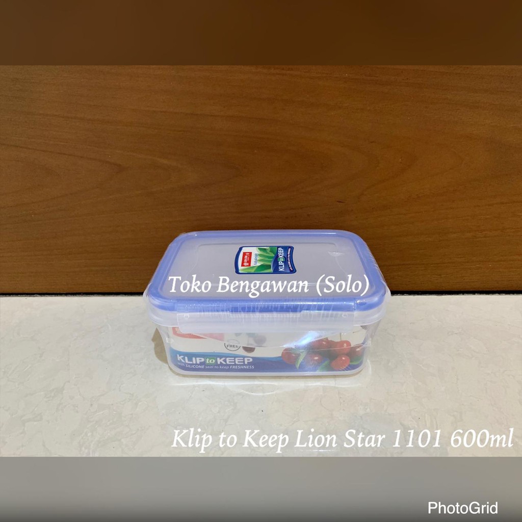Jual Lion Star Klip To Keep / Kotak Makan 1101 600ml Tempat Penyimpanan ...