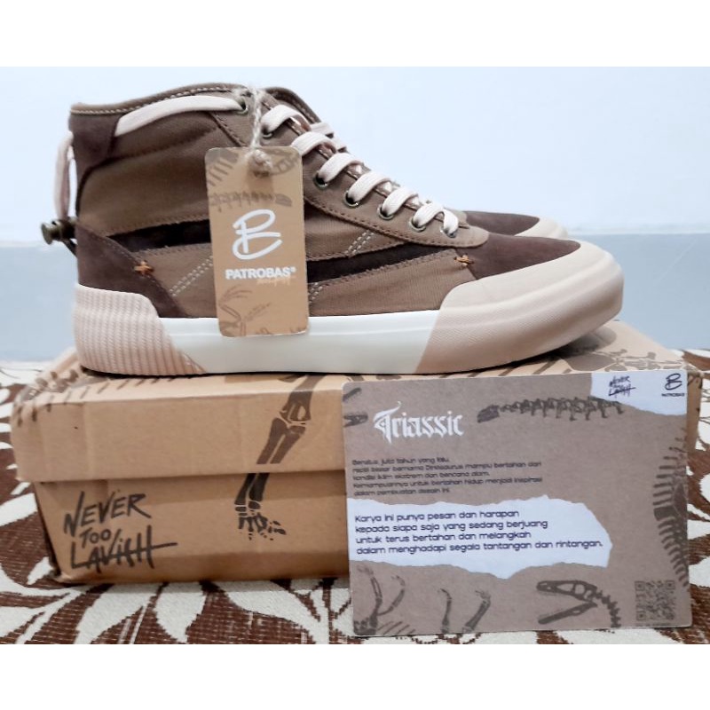 Jual SEPATU PATROBAS X NTL TOOLAVISH TRIASSIC HIGH | Shopee Indonesia