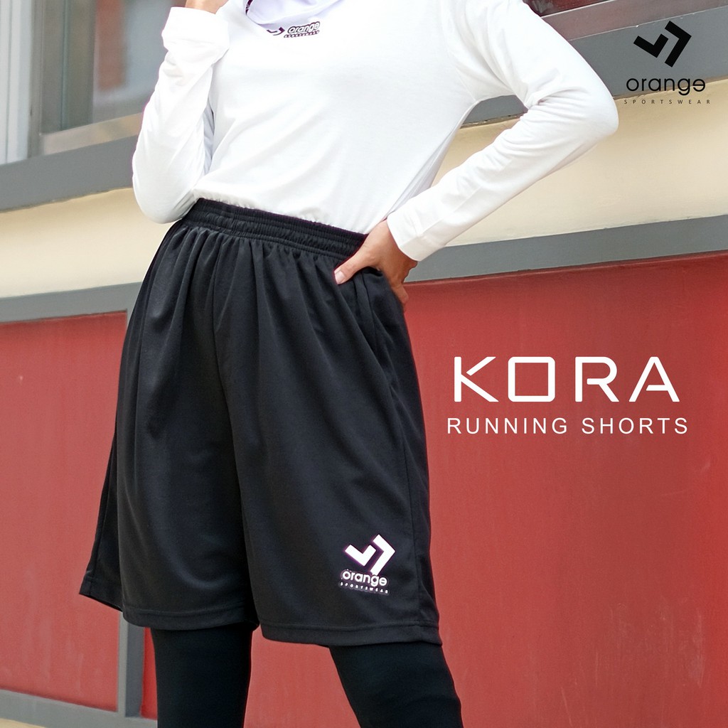 Jual Celana Pendek Olahraga Unisex Kora Running Shorts by Orangeshopz | Shopee Indonesia