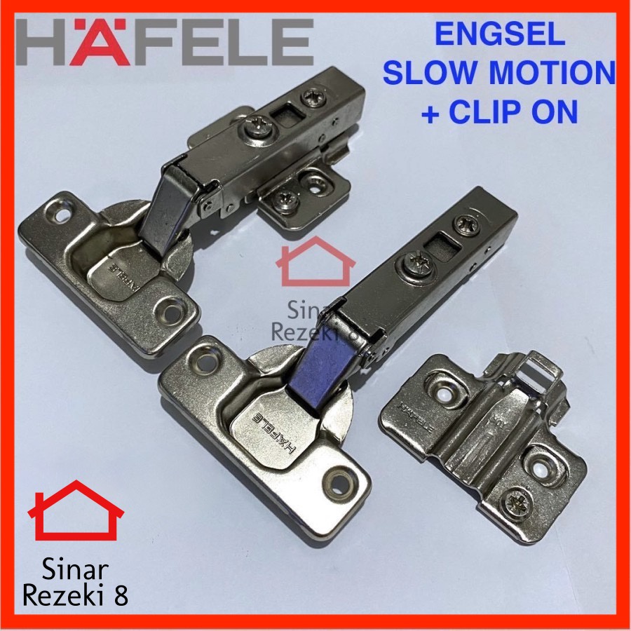 Jual Engsel Sendok Slow Motion HAFELE + CLIP ON / Hidrolik Soft Close ...