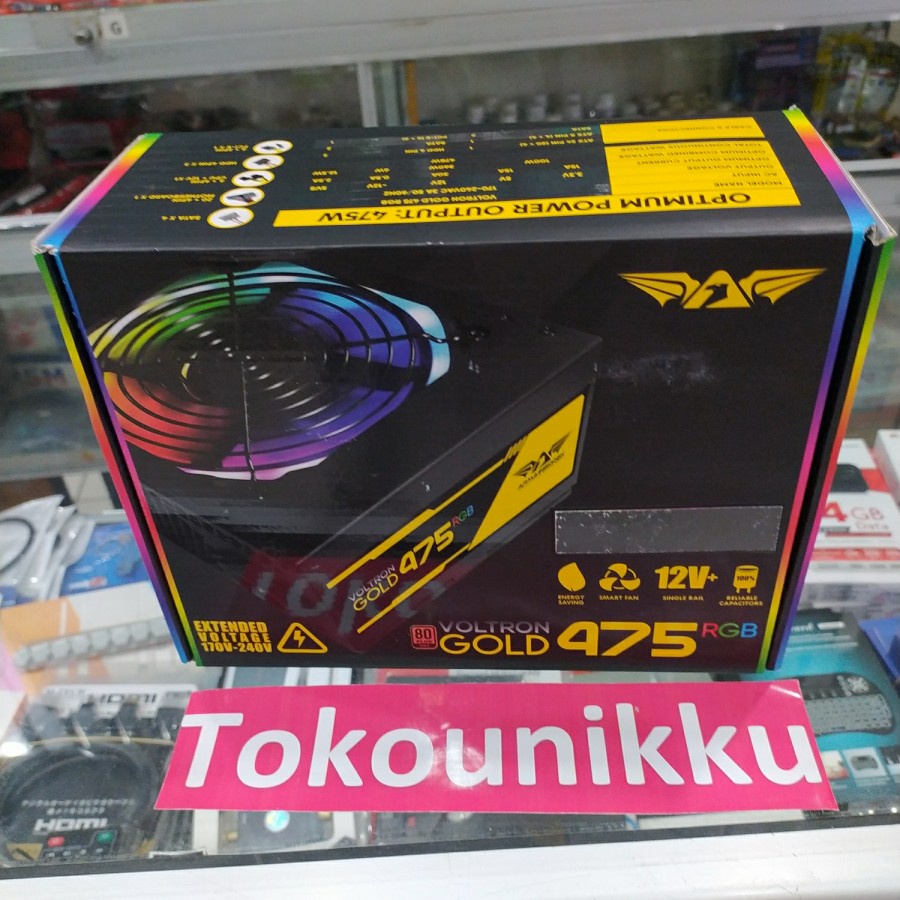 Jual Power Supply Armaggeddon Voltron Gold 475 RGB | Shopee Indonesia