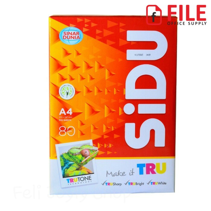 Jual Kertas HVS A4 80gr Sinar Dunia / SIDU | Shopee Indonesia