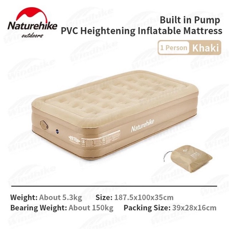 Jual KASUR ANGIN NATUREHIKE NH22FCD04 / MATRAS ANGIN SUPER TEBAL ...