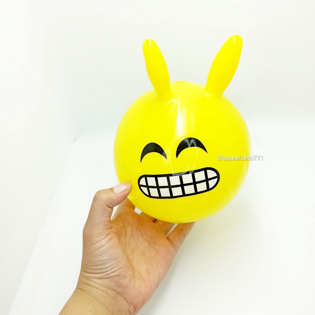 Jual Mainan Anak Balon Smile Emoticon Kuping Kelinci EMOT | Shopee ...