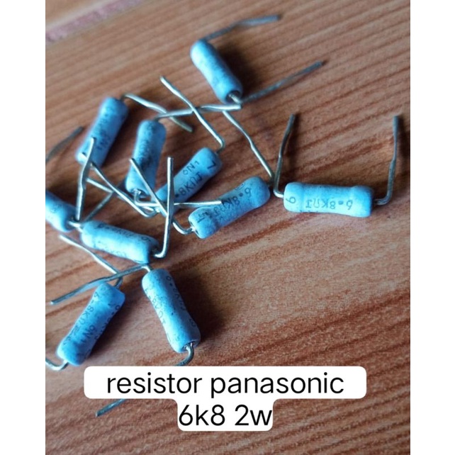 Jual resistor panasonic 6k8 2w | Shopee Indonesia