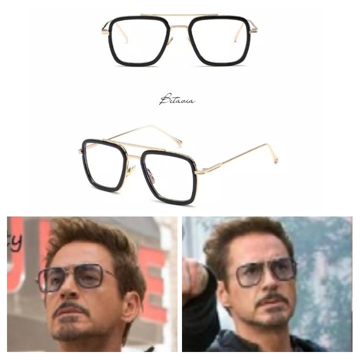 Jual FRAME KACAMATA MINUS "EDITH TONY STARKS" IRON MAN + LENSA ...